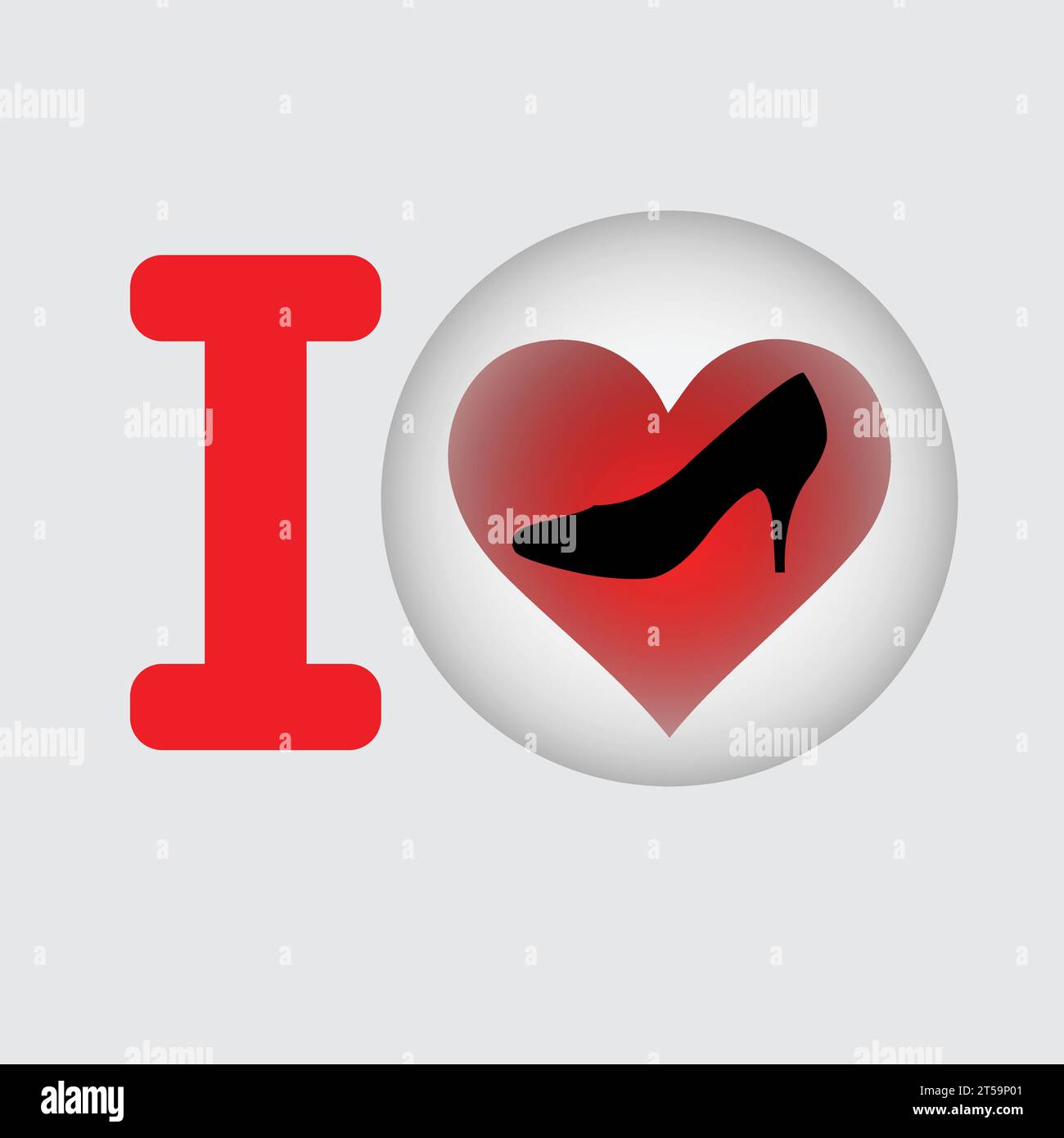 Black shoe not stiletto Stock Vector Images - Alamy