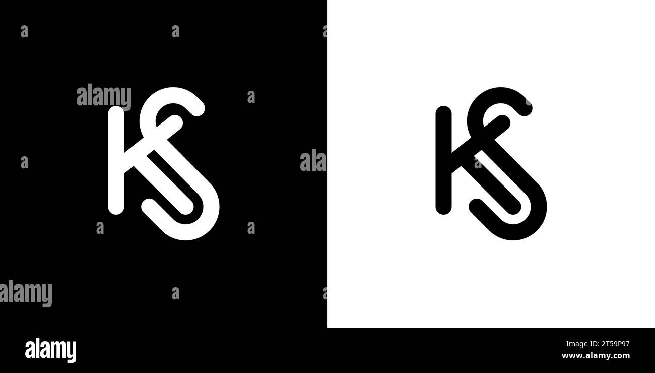 KS logo, KS Monogram, Initial KS Logo, Letter KS logo, Icon, Vector ...