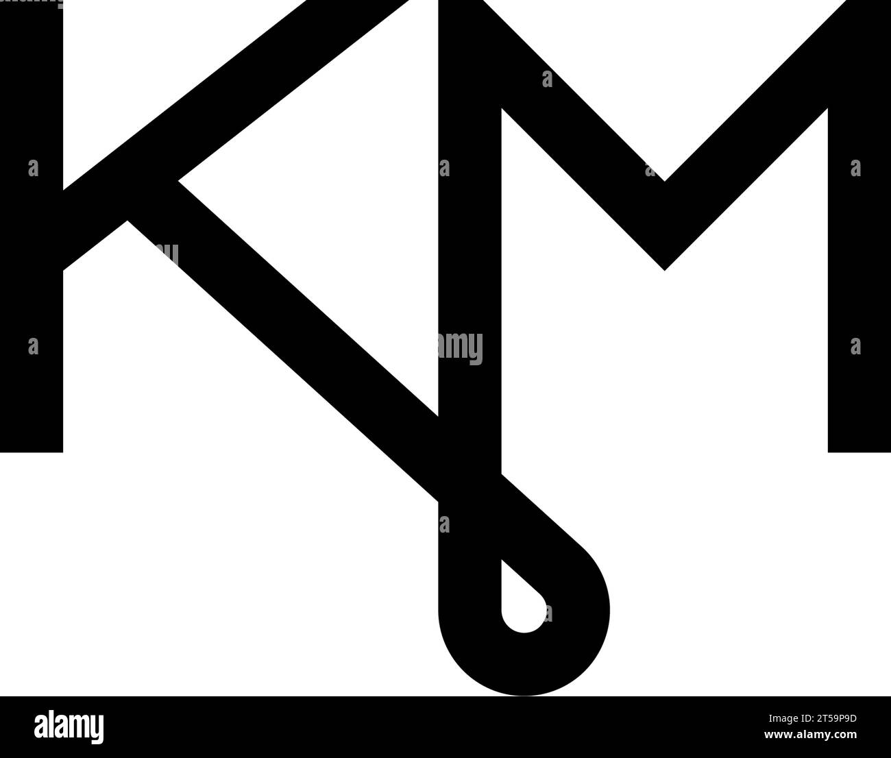 Km letters hi-res stock photography and images - Alamy