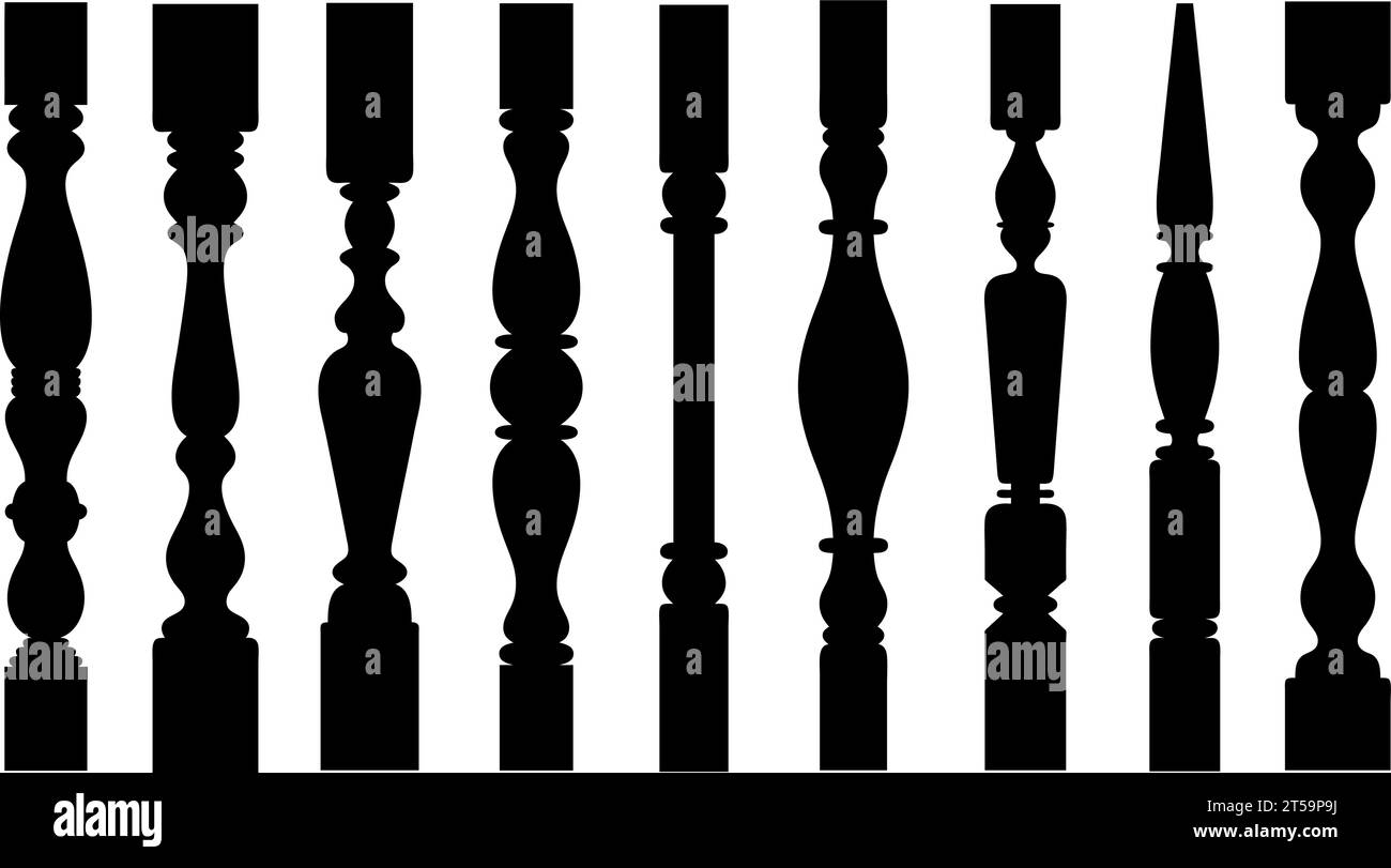 Stone spindles Black and White Stock Photos & Images - Alamy