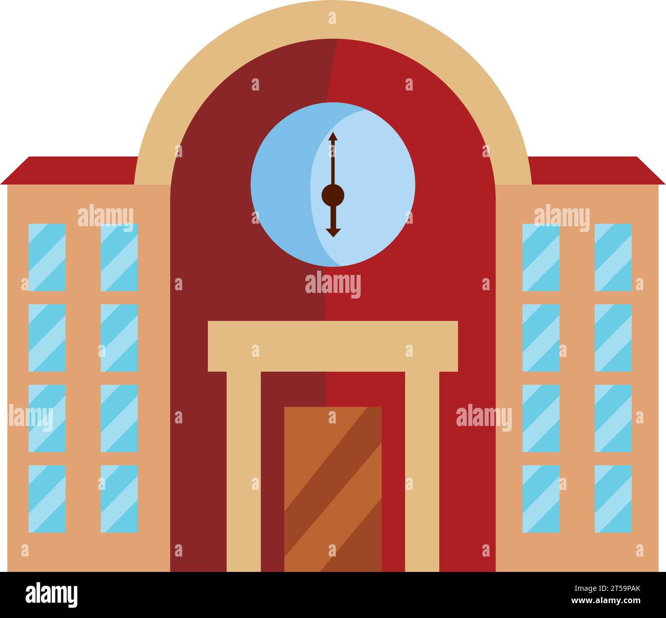 school building design Stock Vector Image & Art - Alamy