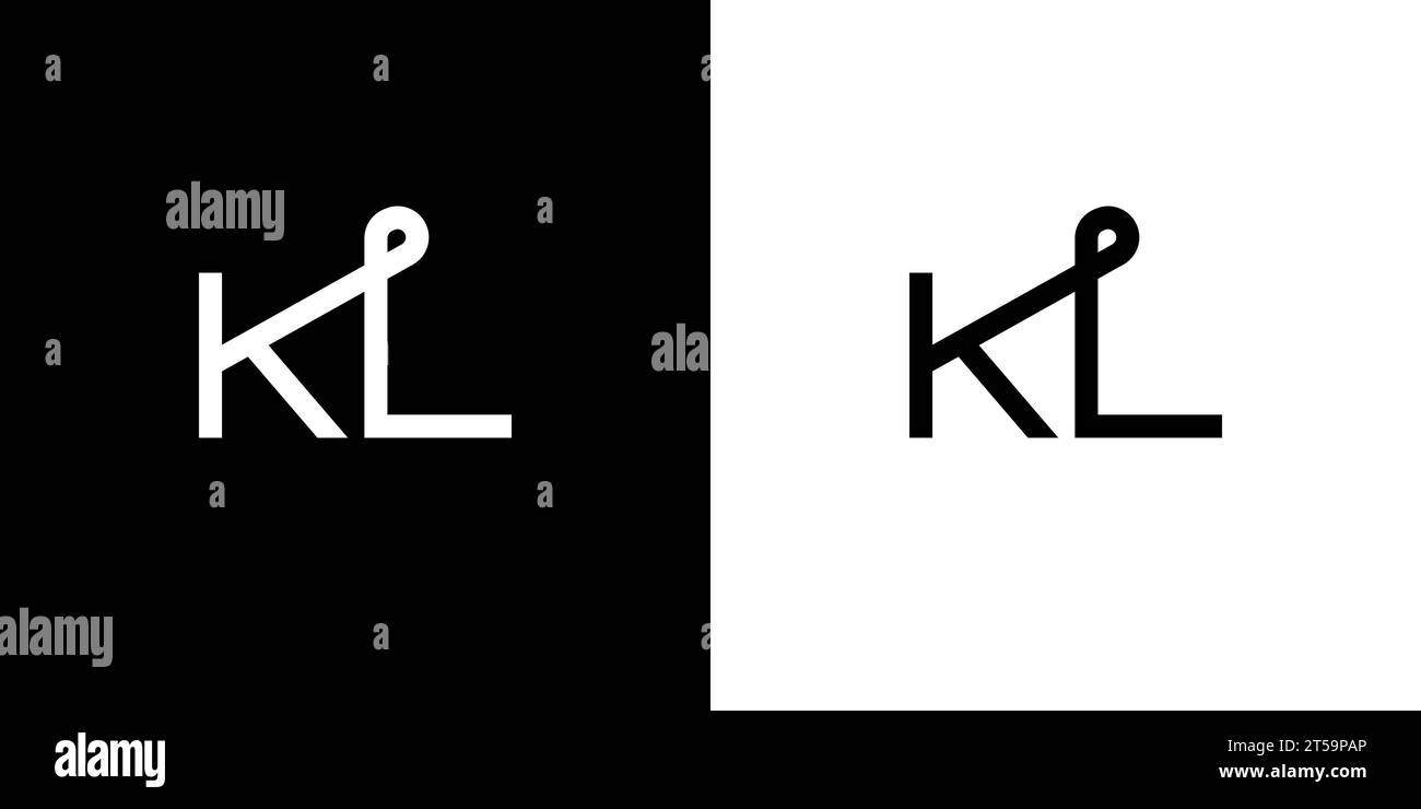 KL logo, KL Monogram, Initial KL Logo, Letter KL logo, Icon, Vector ...