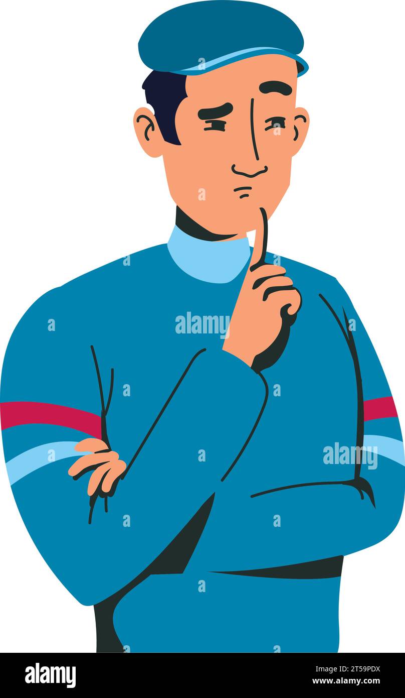 man thinking situation Stock Vector Image & Art - Alamy