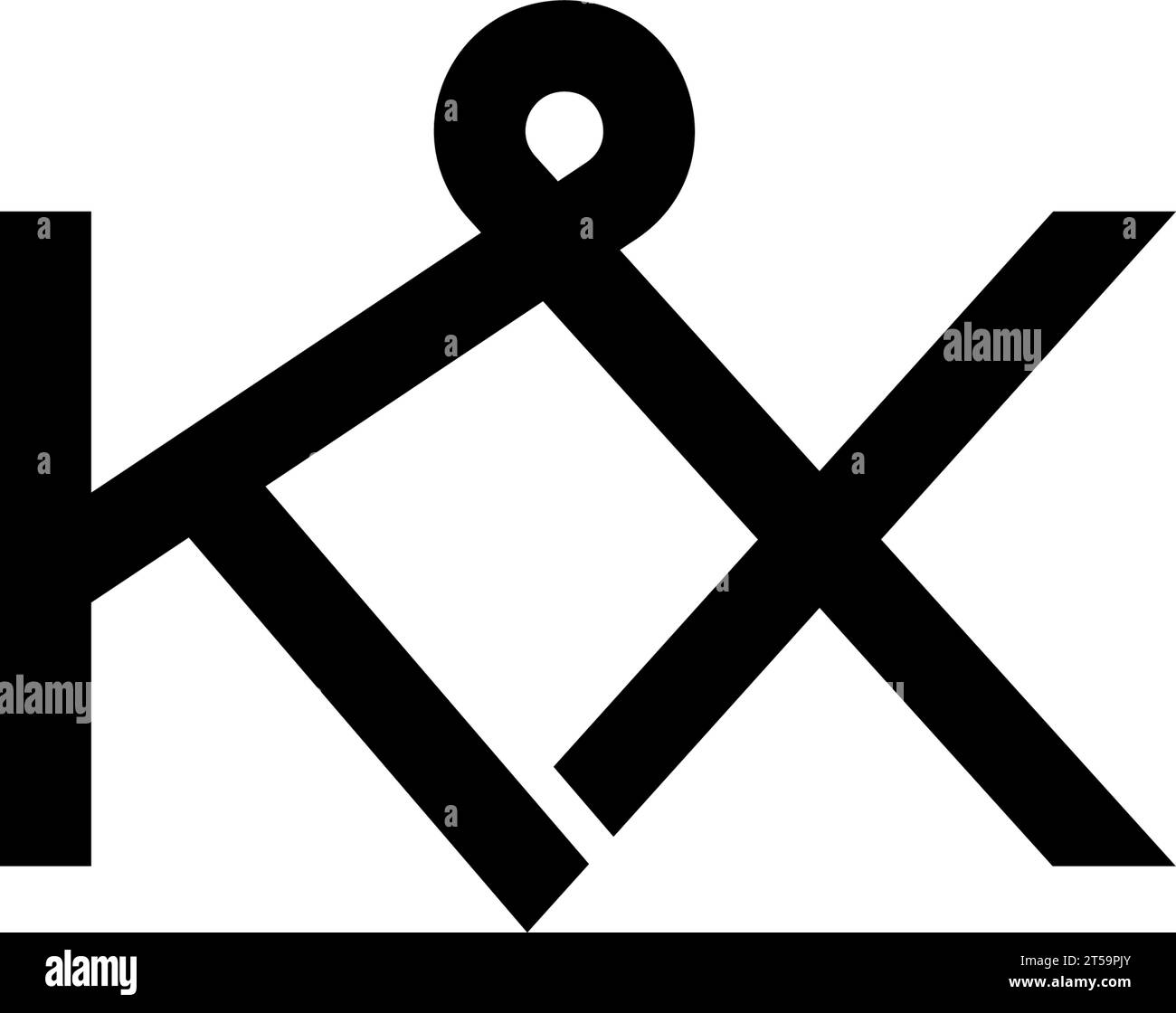 KX logo, KX Monogram, Initial KX Logo, Letter KX logo, Icon, Vector ...