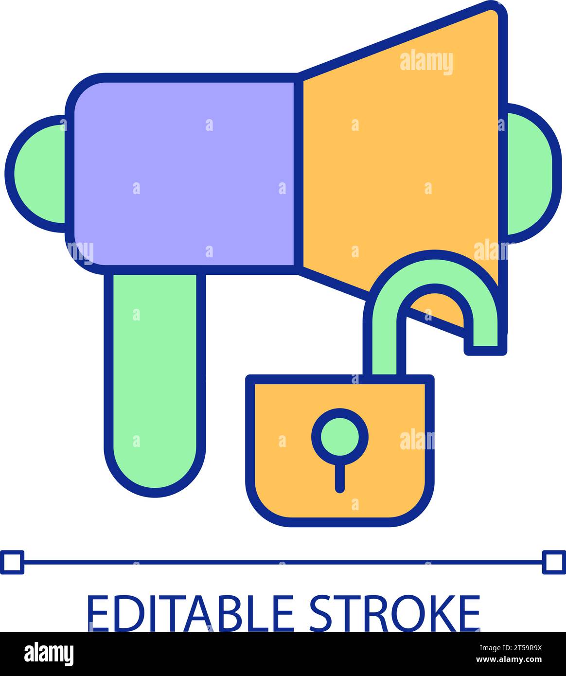 Right to freedom of expression Stock Vector Images - Alamy