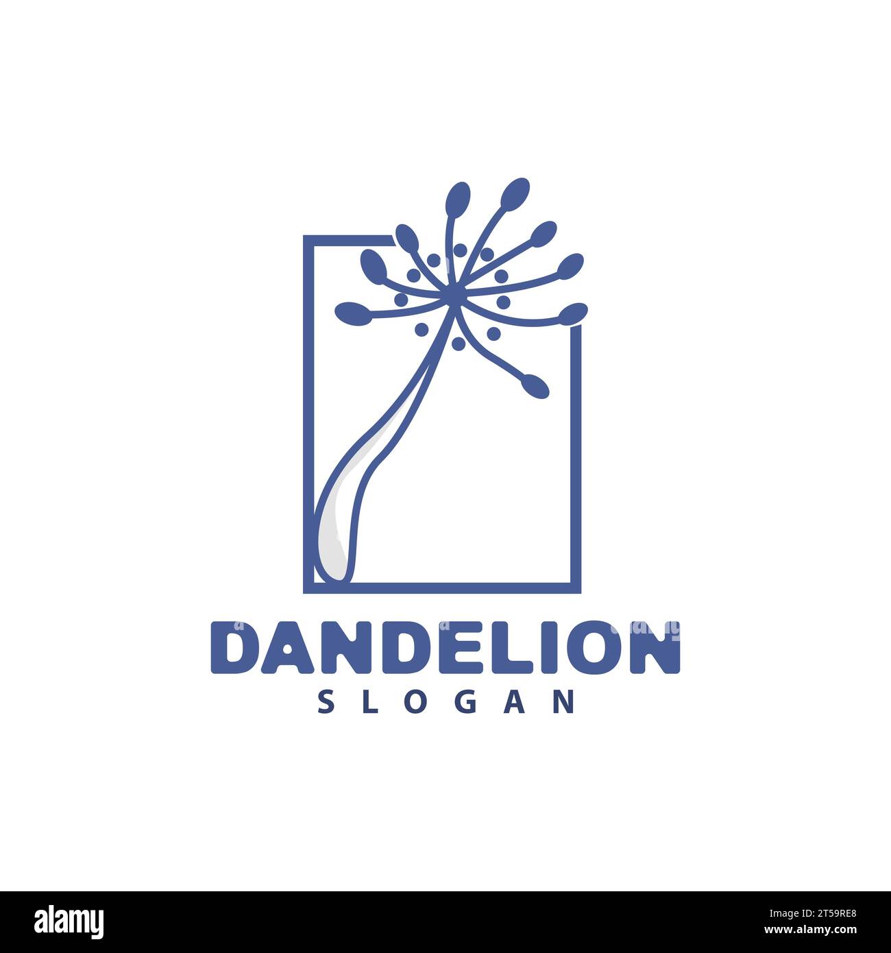 Dandelion Flower Vector, Flower Plant Illustration Icon, Dendelion Logo ...