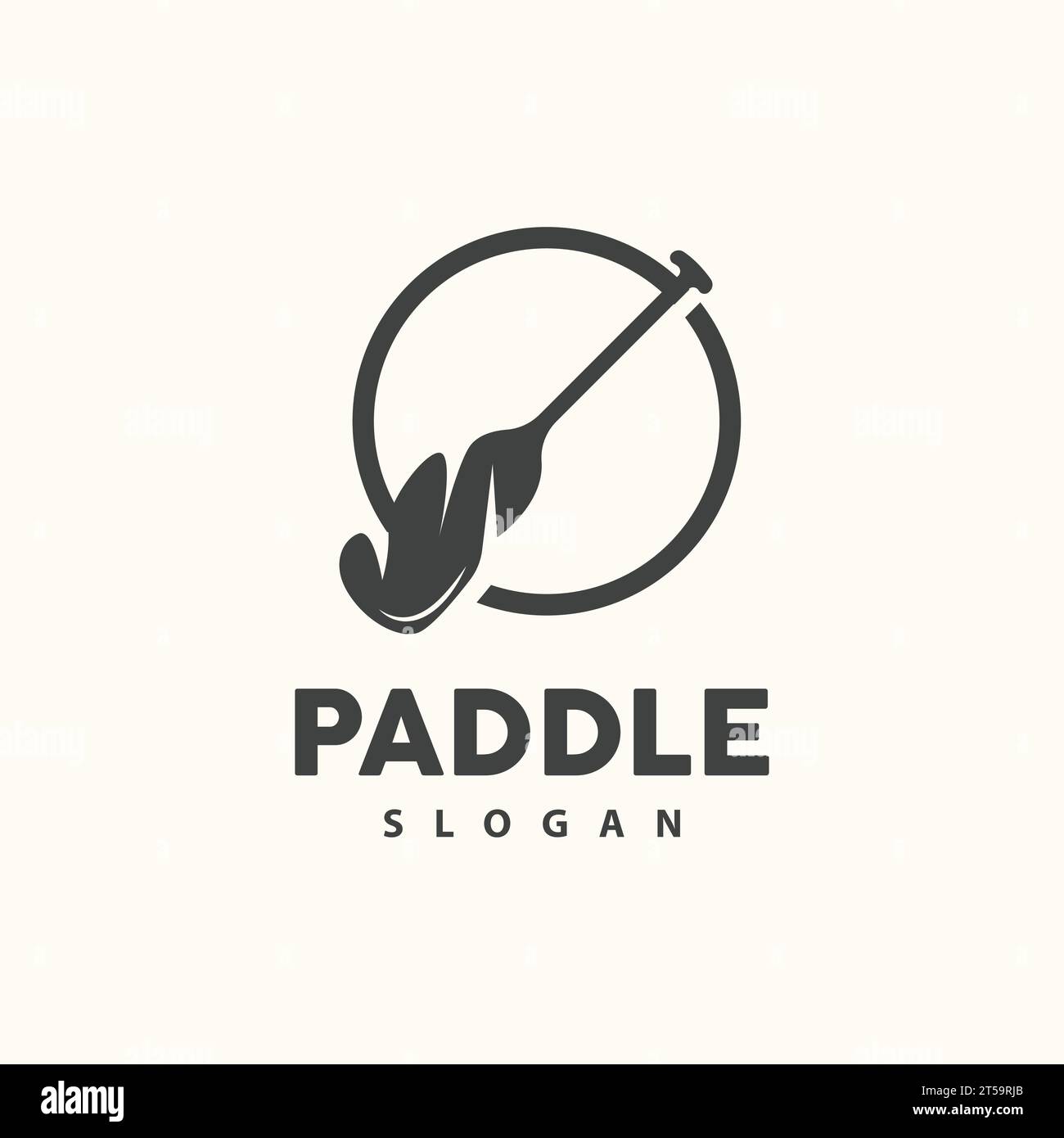 Paddle Logo, Boat Paddle Vector, Crossed Paddle Icon, Illustration ...