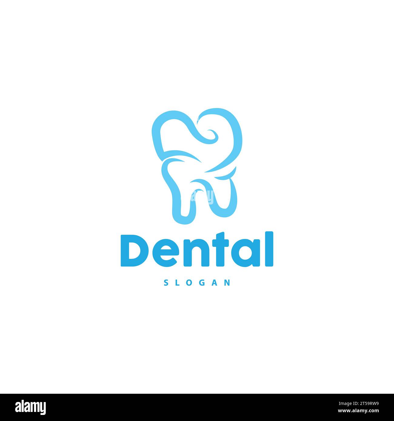 Smile with teeth logo hi-res stock photography and images - Alamy