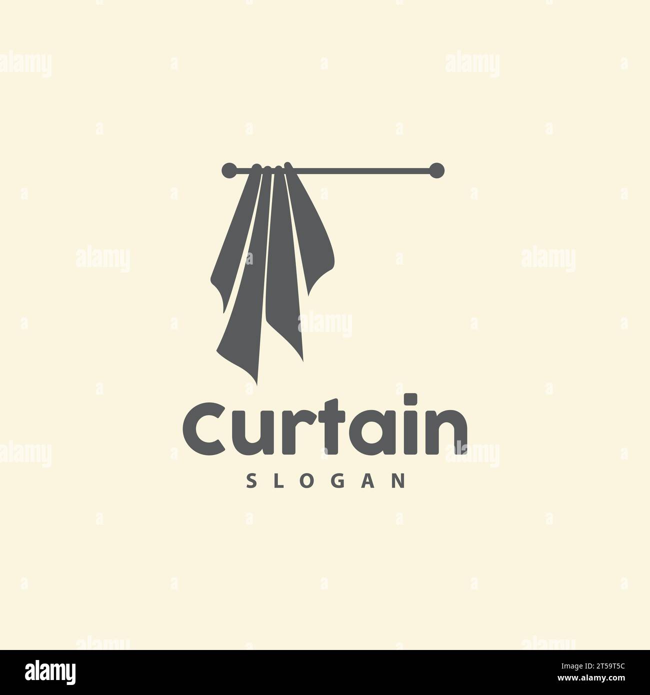 Curtain Logo, Home Interior Simple Design, Furniture Window Curtain ...