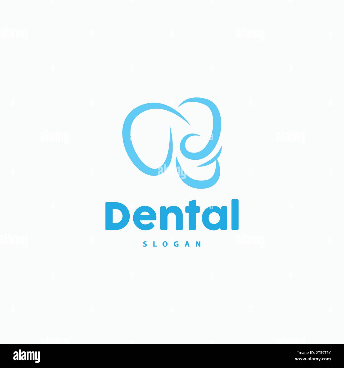 Logo tooth Cut Out Stock Images & Pictures - Alamy
