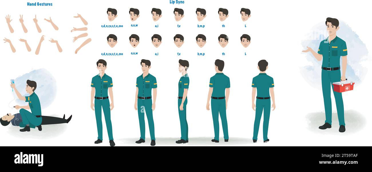 Paramedic model sheet hi-res stock photography and images - Alamy