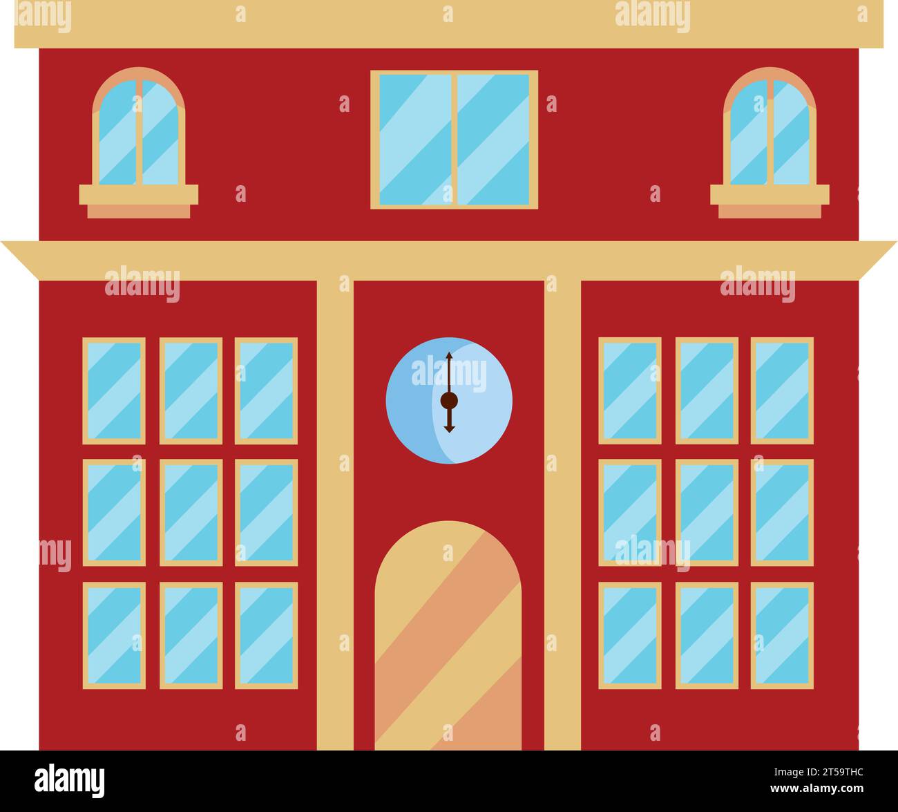 school building illustration Stock Vector Image & Art - Alamy