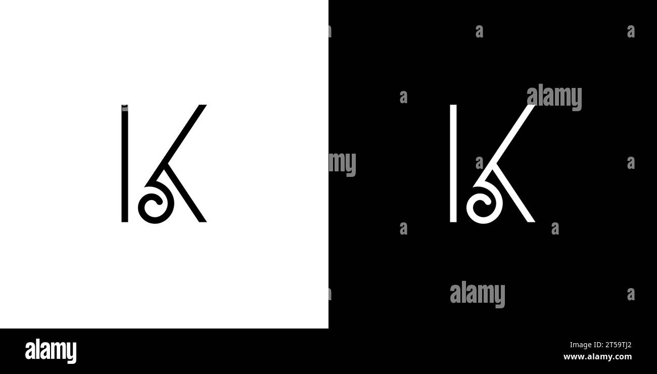 K Logo, K Monogram, Initial K Logo, Letter K logo, Icon, Vector Stock ...