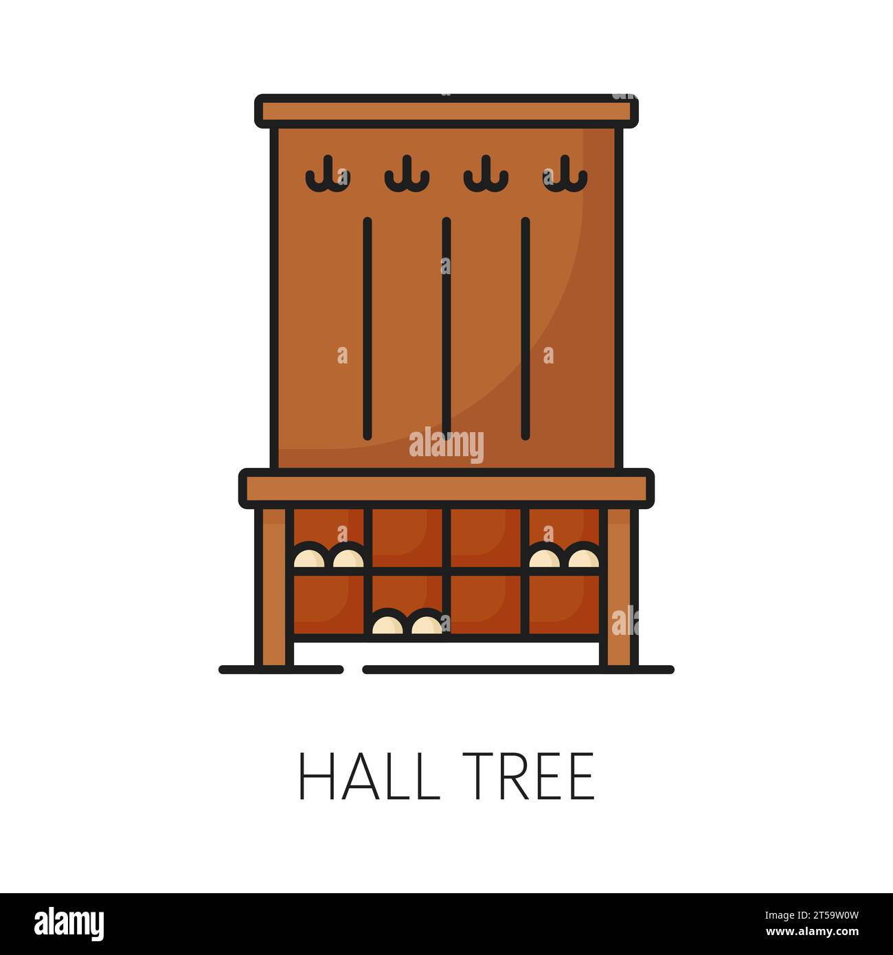 Vintage hotel hallway Stock Vector Images - Alamy