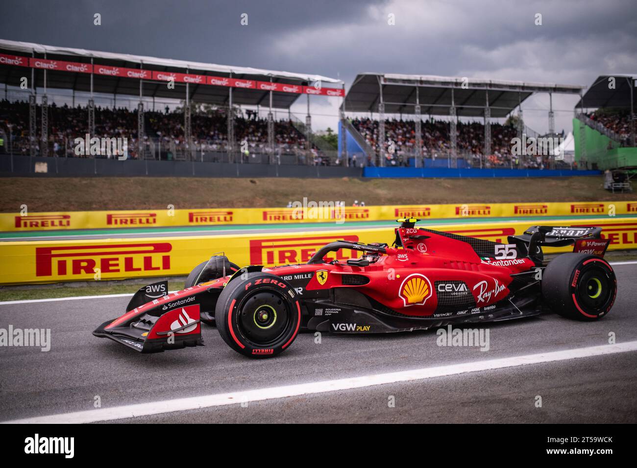 SAO PAULO, Brazil. 3rd Nov, 2023. #55, Carlos SAINZ Jr., ESP, Team ...