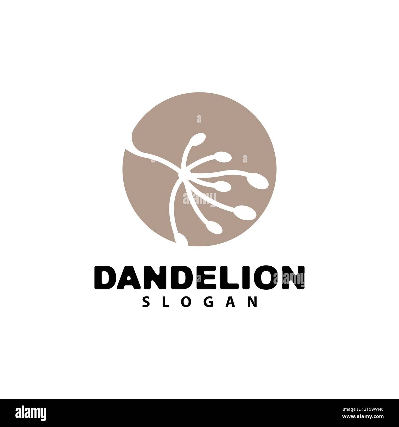 Dandelion Flower Vector, Flower Plant Illustration Icon, Dendelion Logo ...