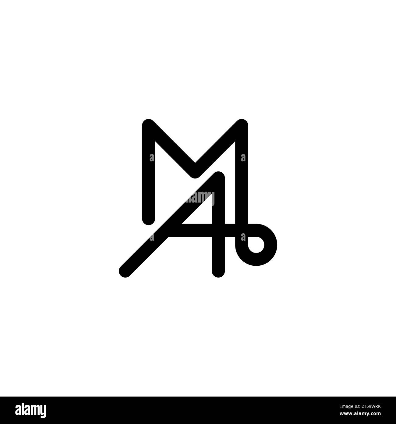 MA AM Logo, AM MA Monogram, Initial MA AM Logo, Letter AM MA Logo, Icon ...