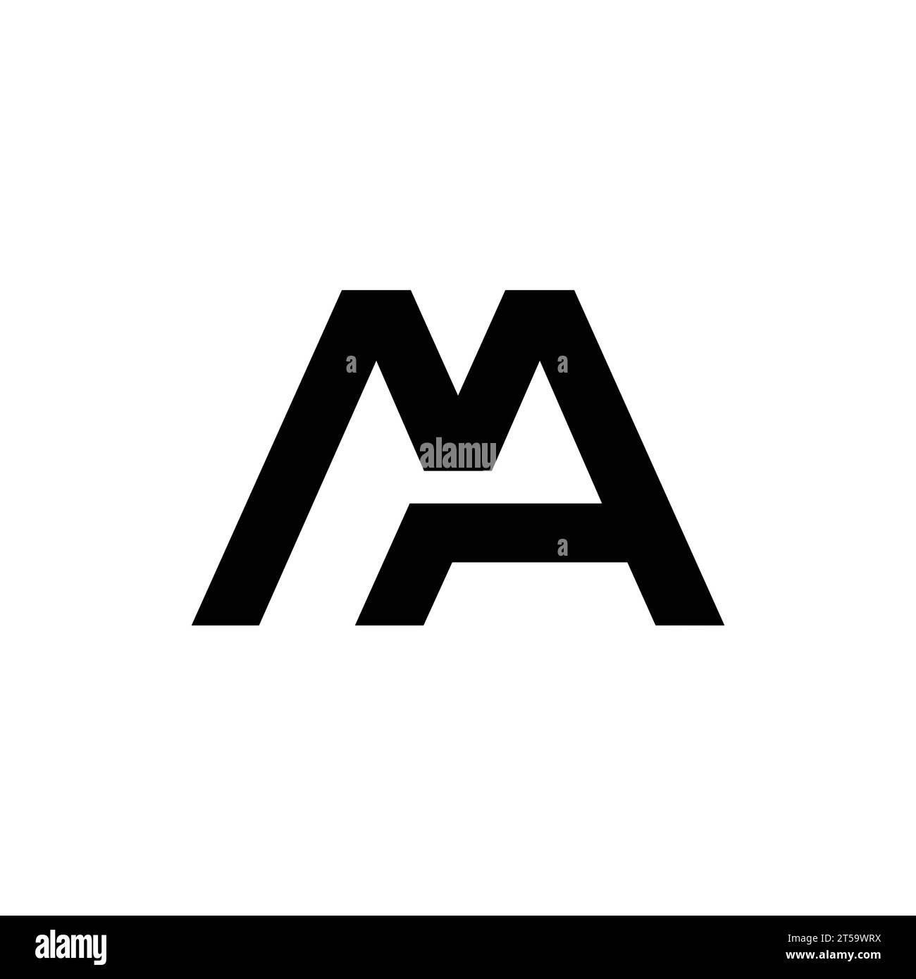 MA logo, MA Monogram, Initial MA Logo, Letter MA logo, Icon, Vector ...