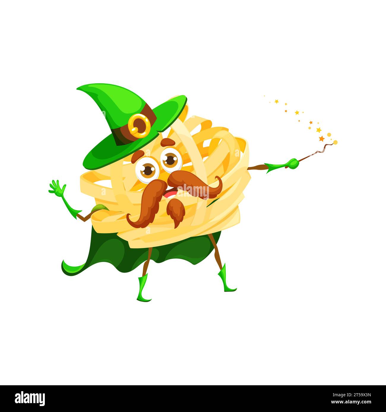 Cartoon magic wand casting spell Cut Out Stock Images & Pictures - Alamy