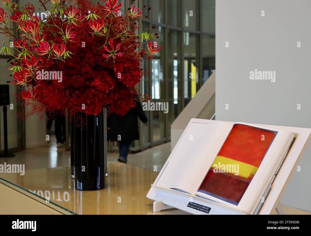 Viewing Mark Rothko paintings at the large Rothko exhibition at ...