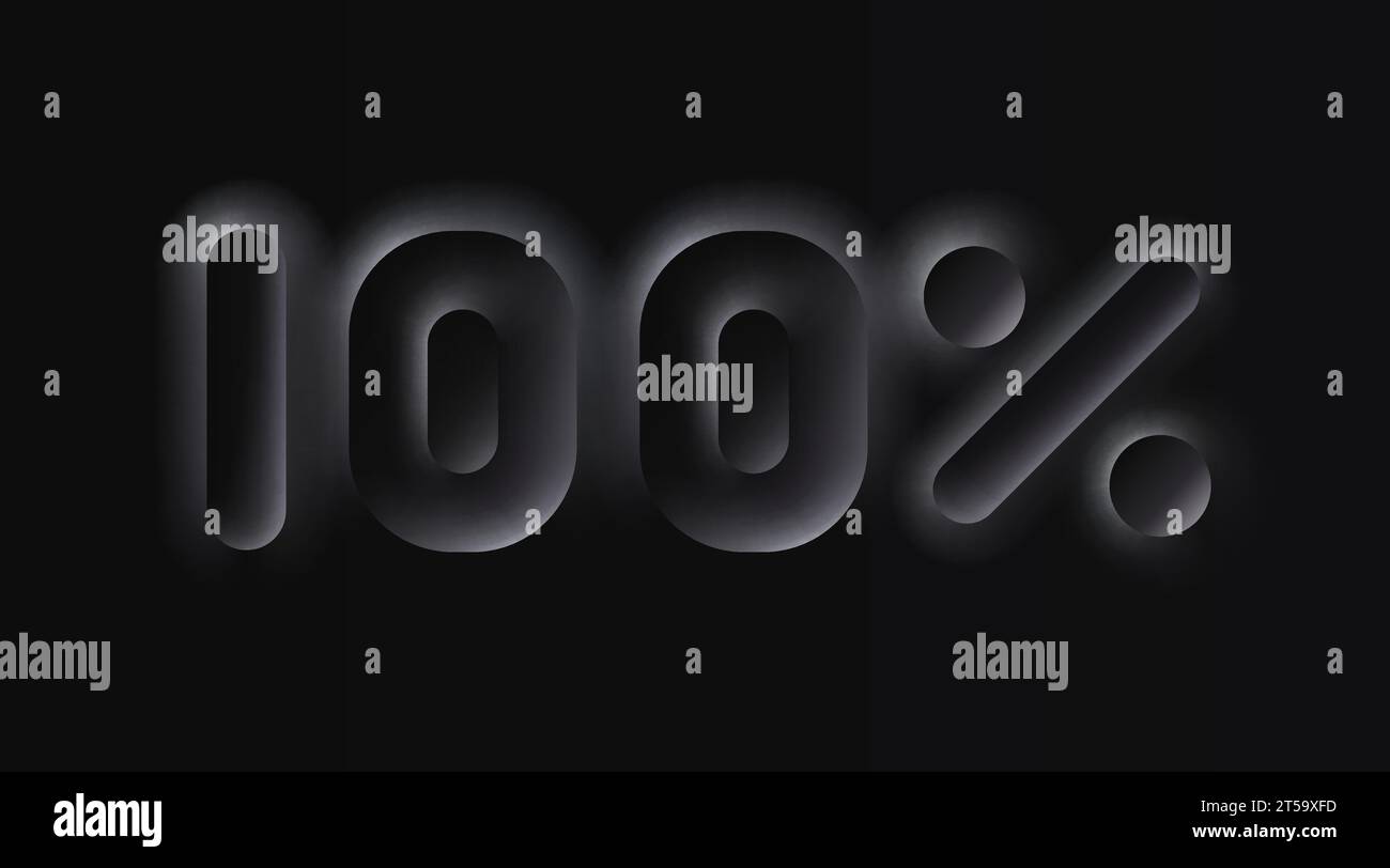 Mega sale, 100 special offer banner. Black line sign board promotion ...