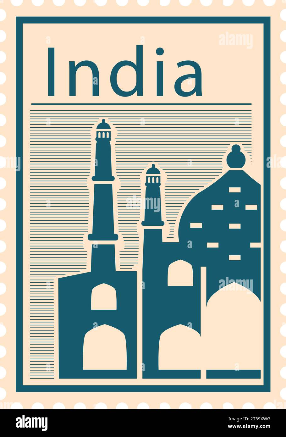 India postal Stock Vector Images - Alamy