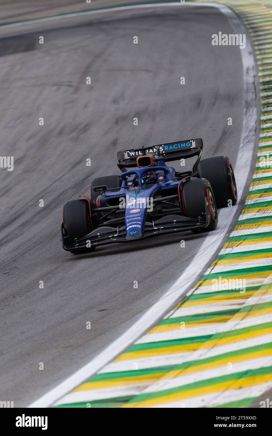 Sao Paulo, Brazil, Brazil. 3rd Nov, 2023. ALEXANDER ALBON (23) of ...
