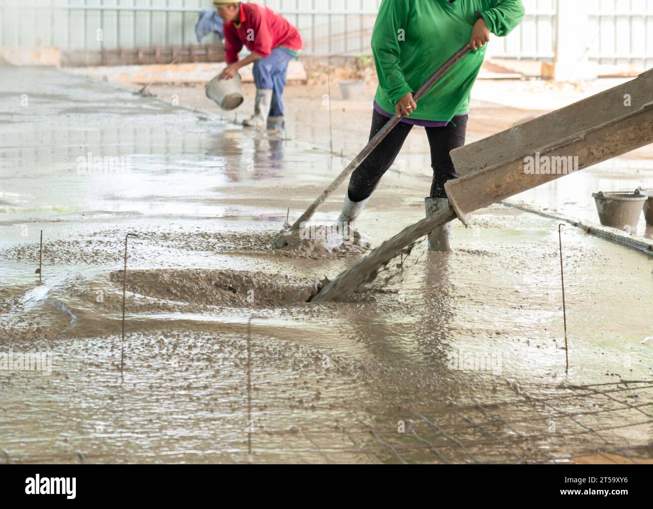 Process leveling concrete on hi-res stock photography and images - Alamy