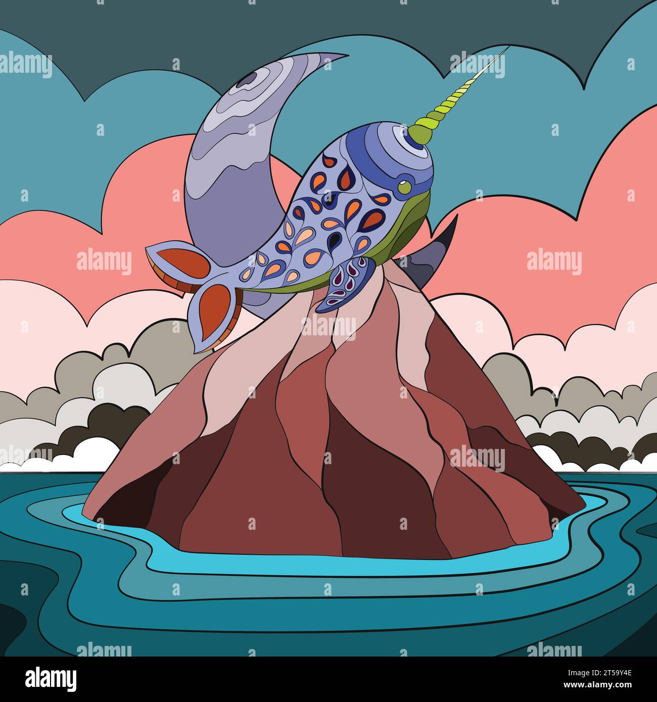 Sky flying fish Cut Out Stock Images & Pictures - Alamy