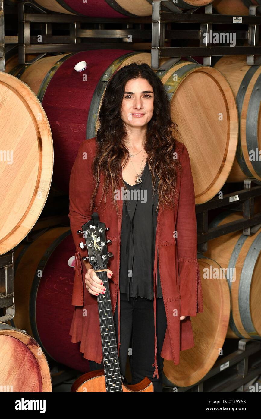 Carneros, USA. 03rd Nov, 2023. Ilsey Juber poses during Day 3 of Live In The Vineyard at Calmere ...
