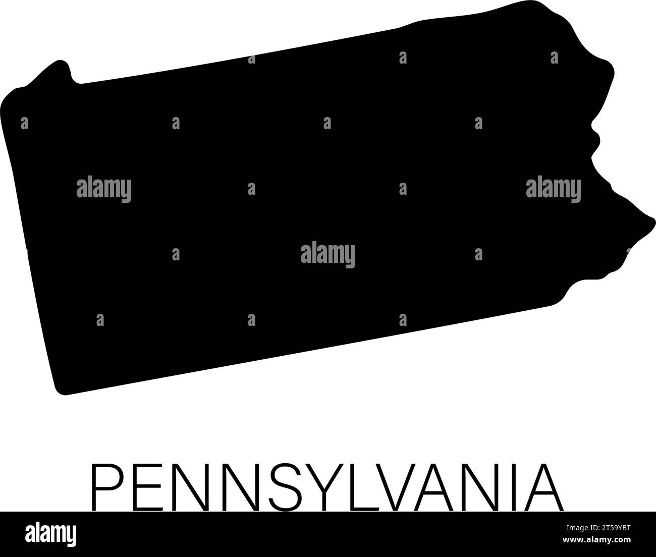 States usa map Black and White Stock Photos & Images - Alamy