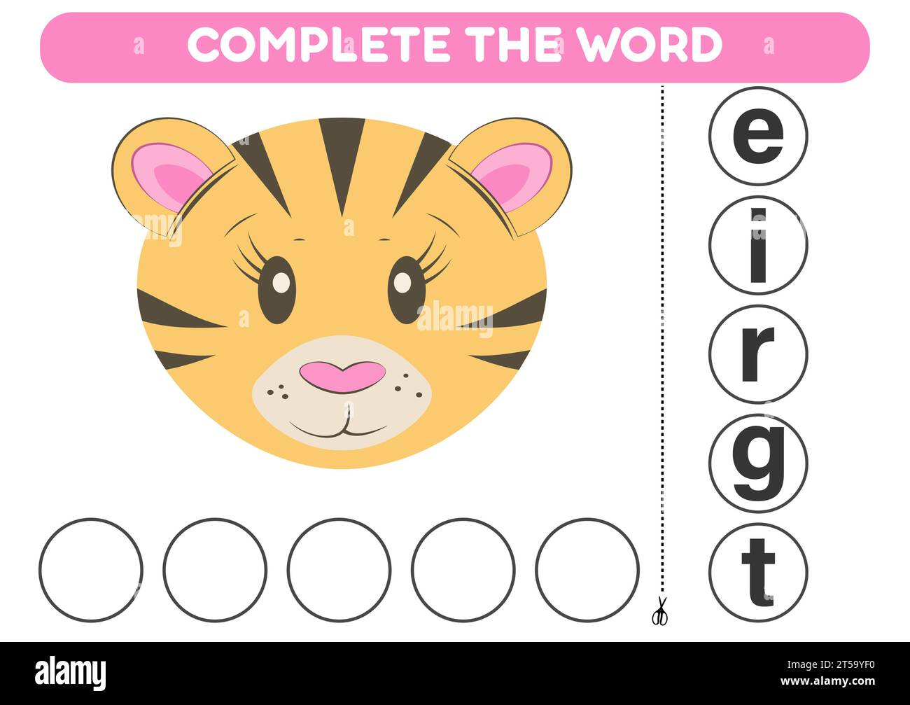 Letter worksheets Stock Vector Images - Alamy