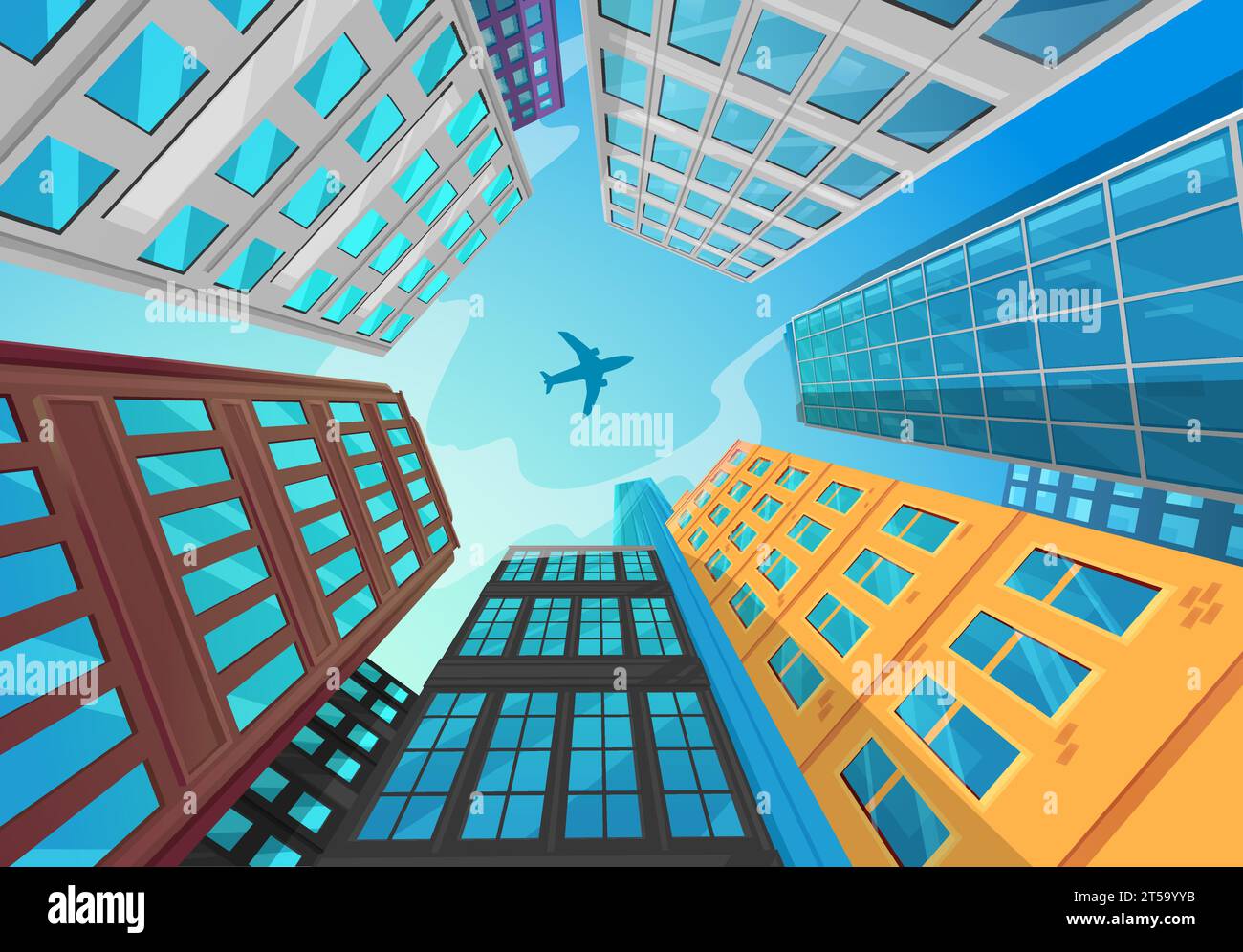 Tower against sky view Stock Vector Images - Alamy