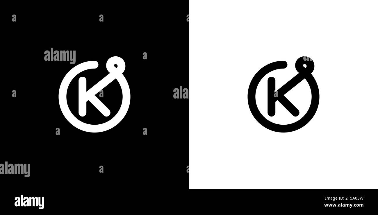K logo, K Monogram, Initial K Logo, Letter K logo, Icon, Vector Stock ...