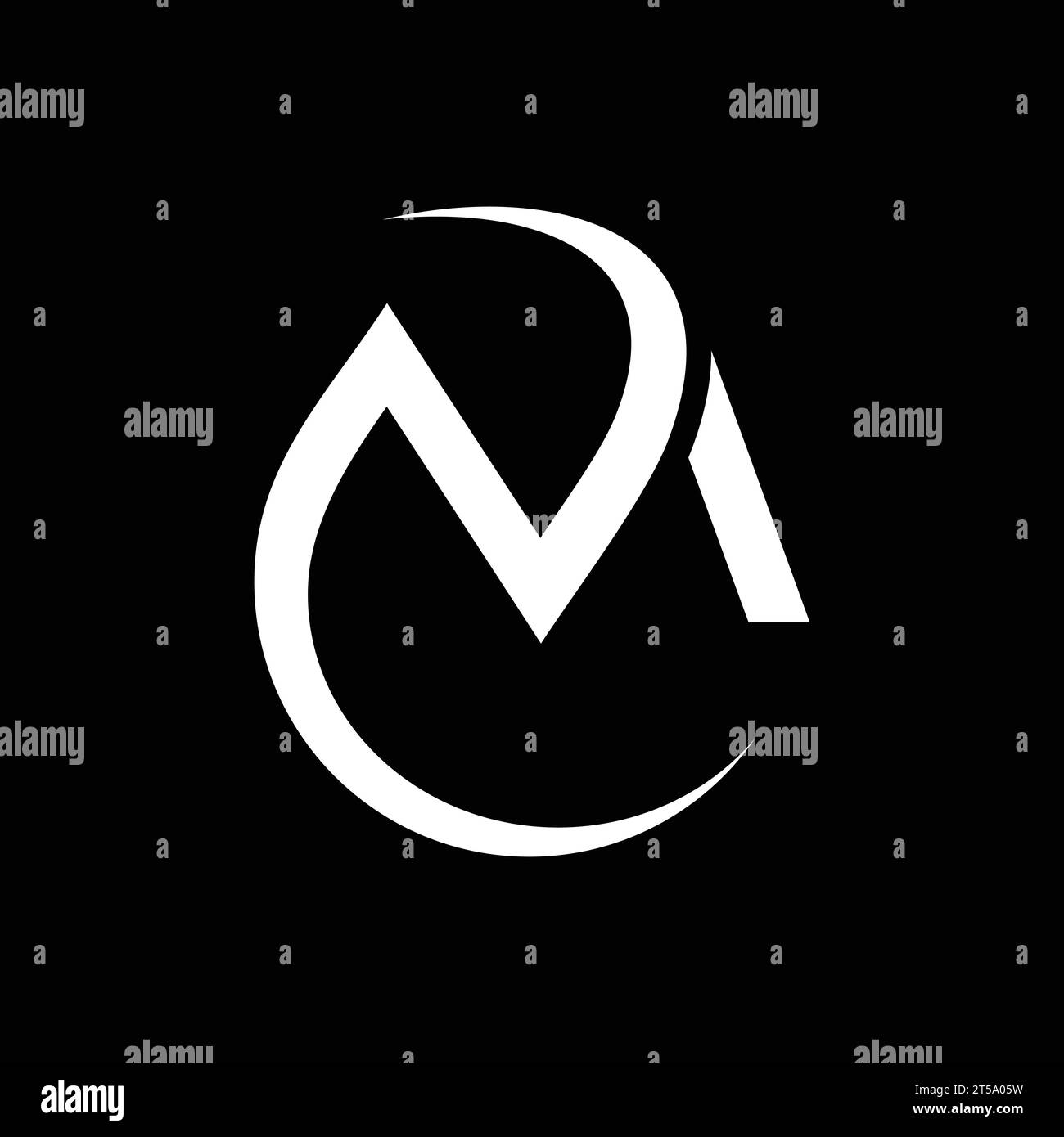 M logo, M monogram, initials M icon, letter M logo, icon, vector Stock ...