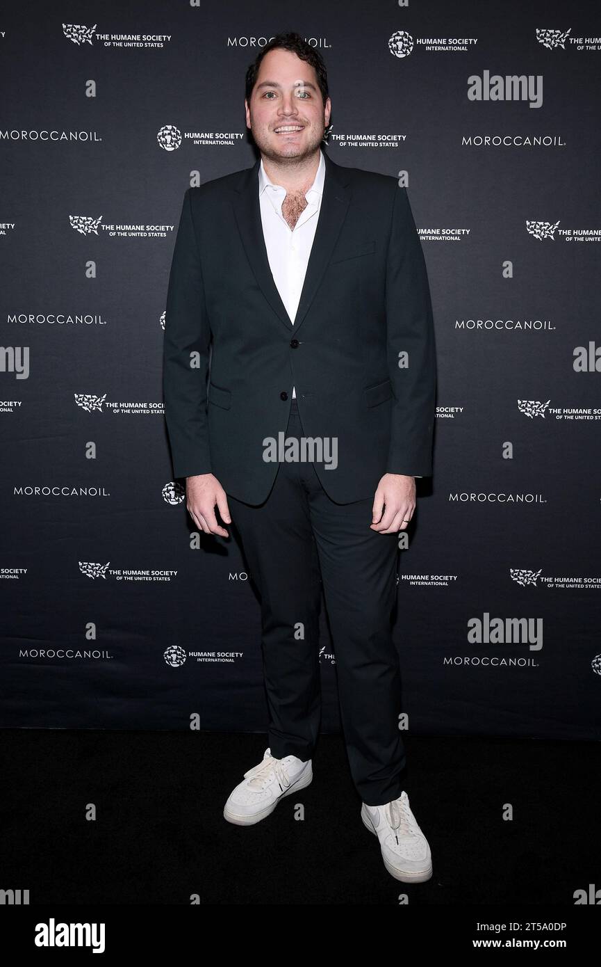 New York, USA. 03rd Nov, 2023. Ben Soffer attends The Humane Society's ...