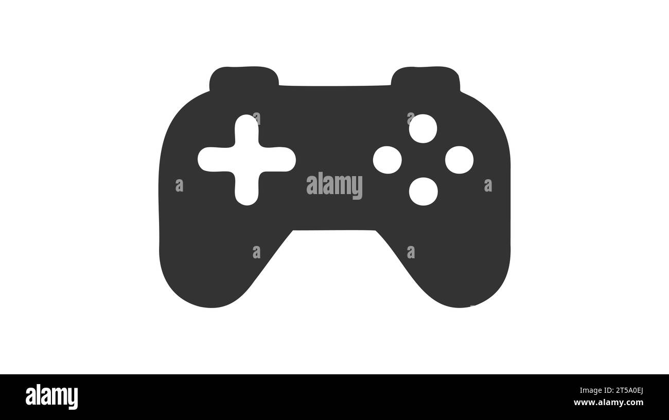 Minimal Gaming Symbol - Stream modern Games - Wireless Controller Icon ...