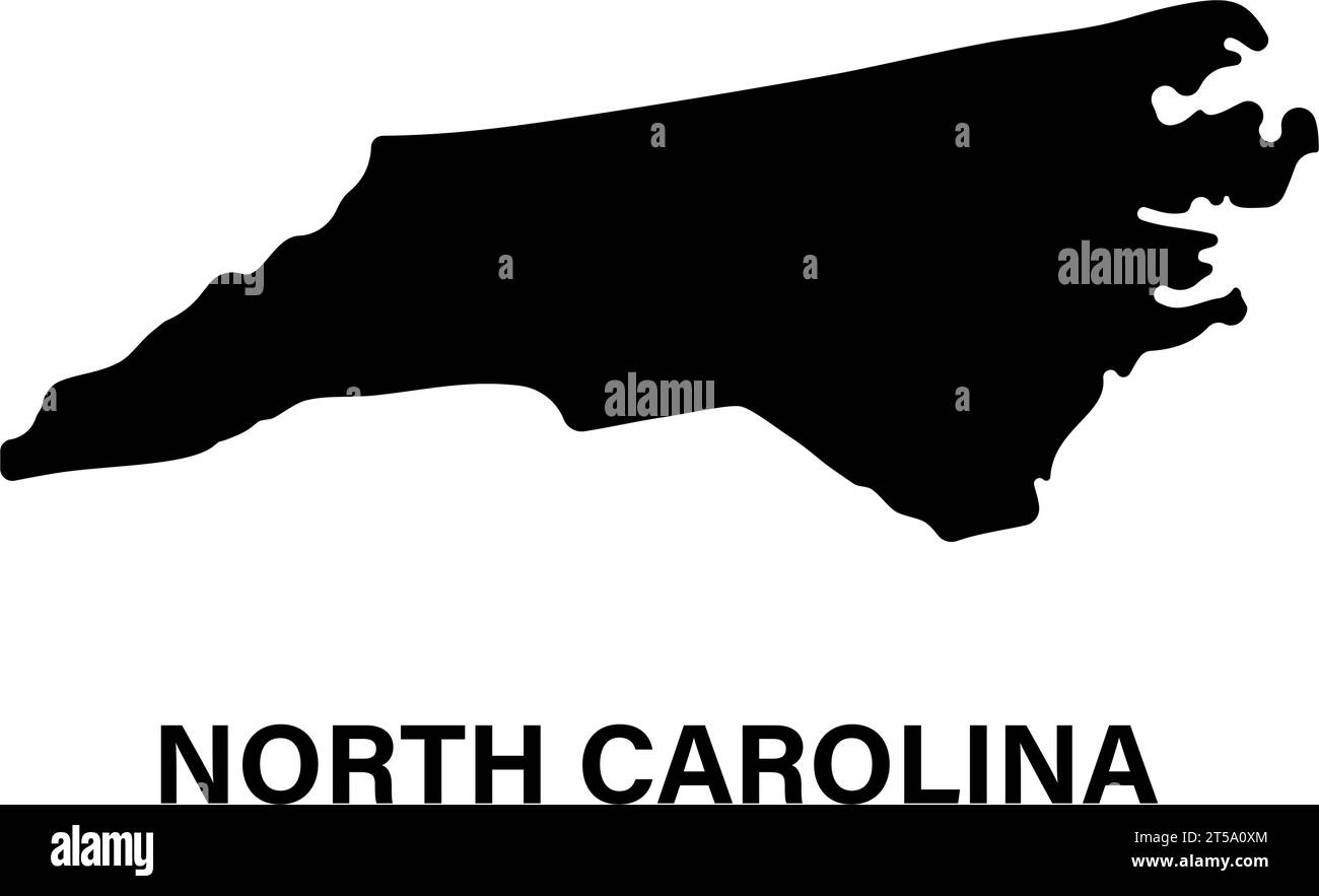 North carolina state map silhouette icon Stock Vector Image & Art - Alamy North carolina state map silhouette icon Stock Vector Image & Art - Alamy