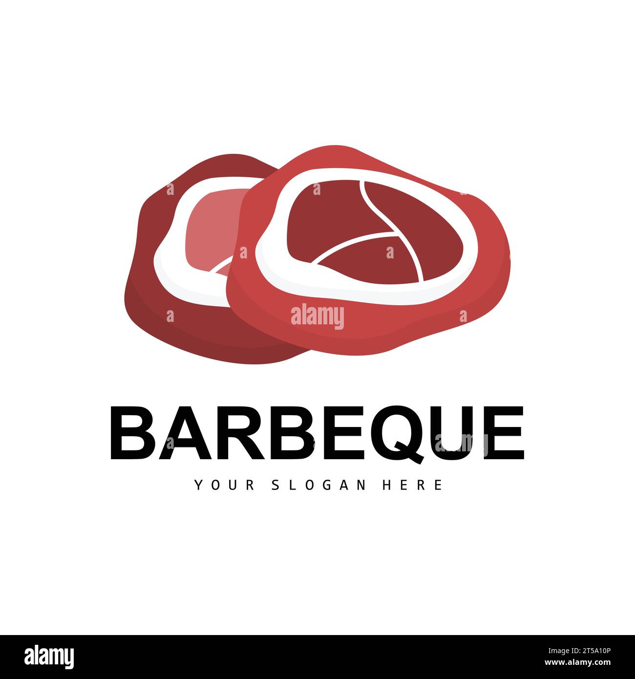 Bbq food ribs Stock Vector Images - Alamy