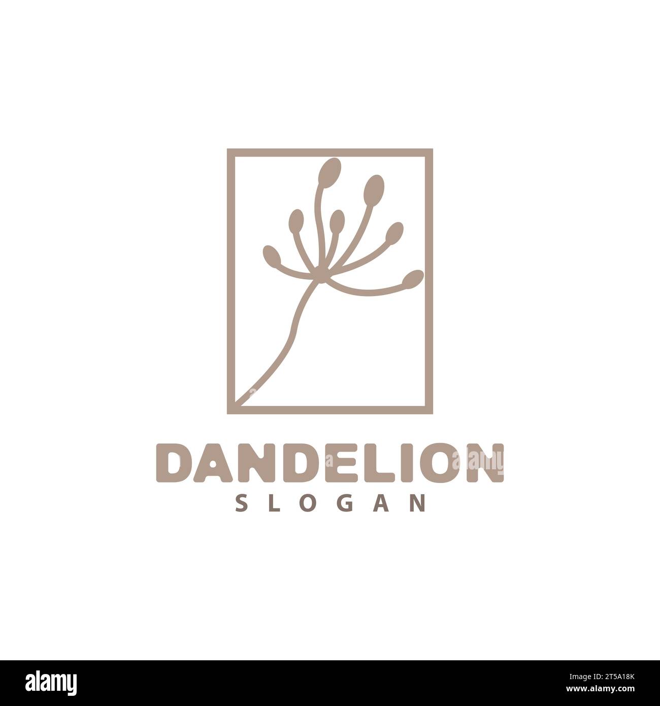 Dandelion Flower Vector, Flower Plant Illustration Icon, Dendelion Logo ...
