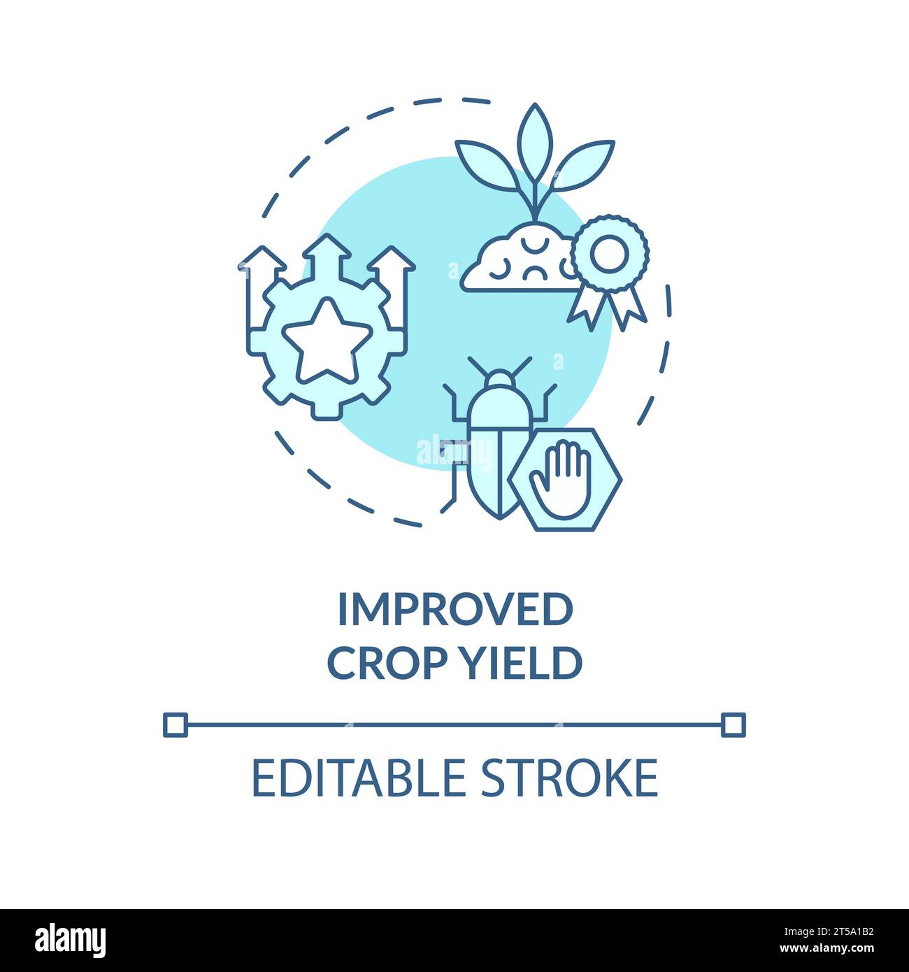 Integrated crop management Stock Vector Images - Alamy