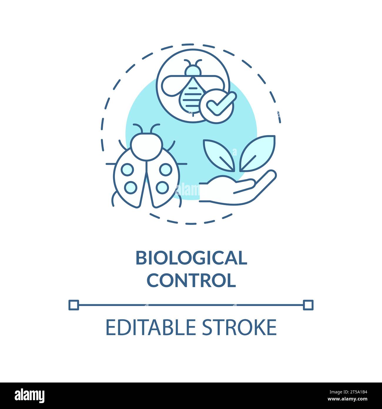 Controlling insect Stock Vector Images - Alamy
