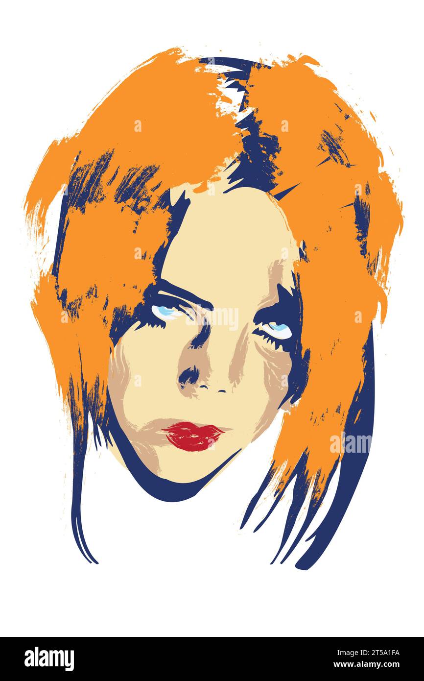 Attractive facial features Stock Vector Images - Alamy