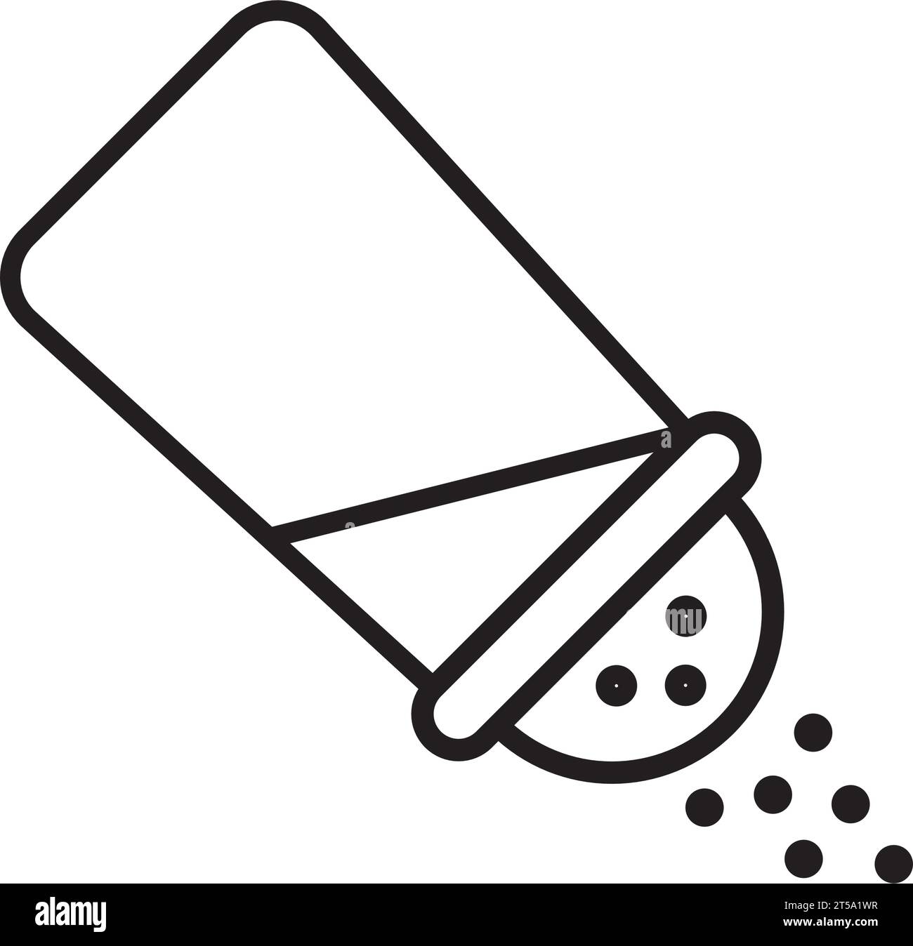 Salt line icon simple design Stock Vector Image & Art - Alamy
