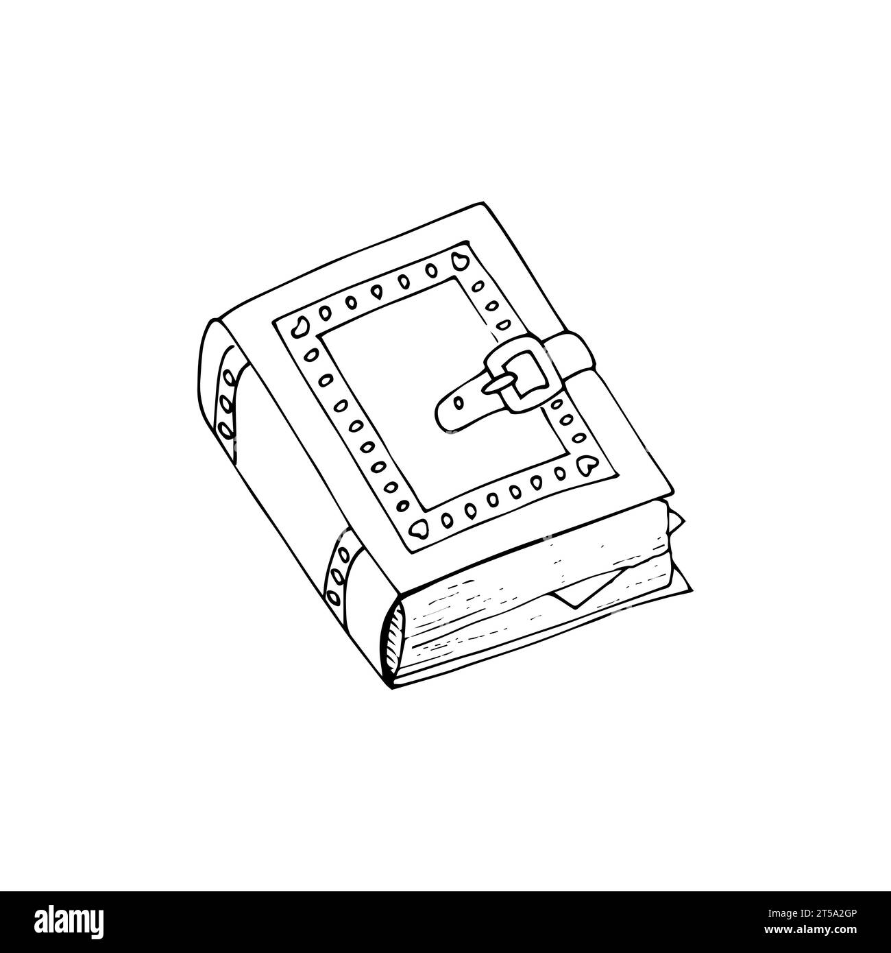 Hand-drawn book illustration. Isolated vector illustration of magic ...