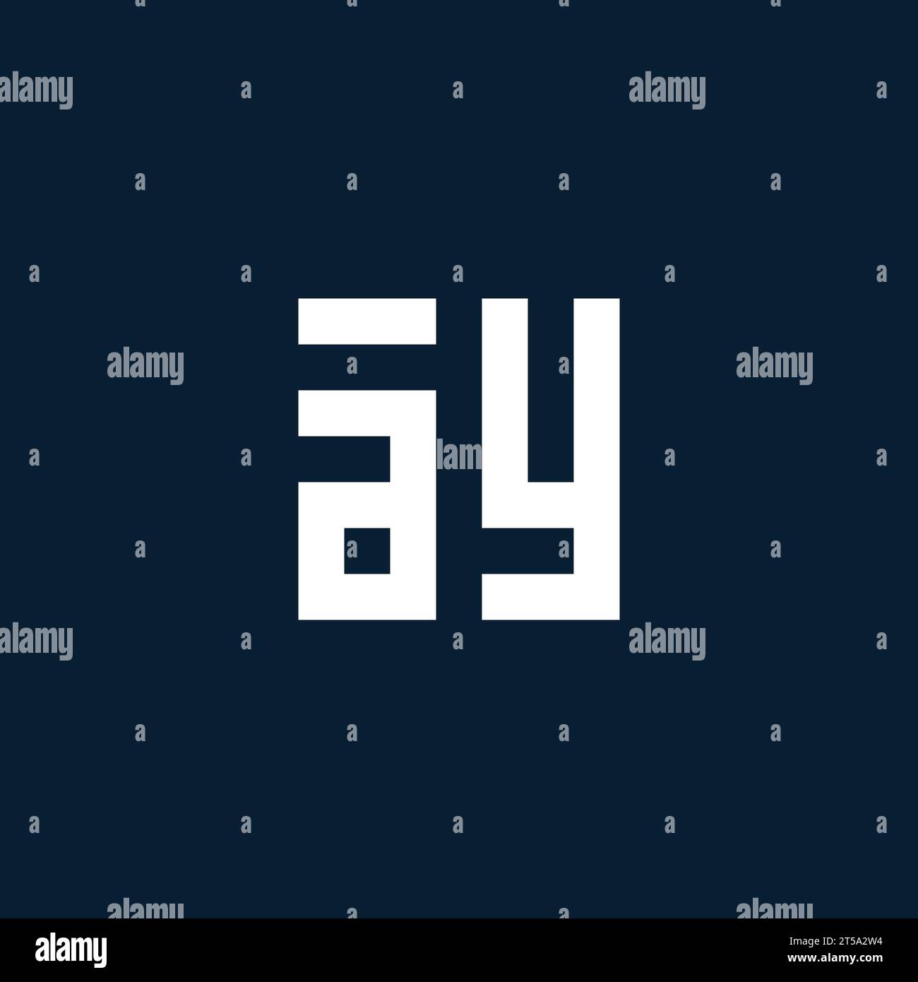 AY initial monogram logo with geometric style design ideas Stock Vector ...