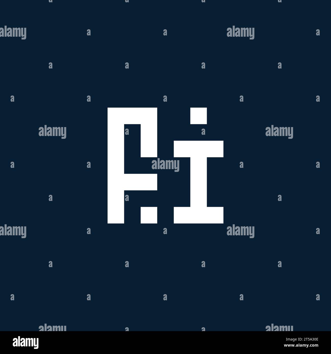 FI initial monogram logo with geometric style design ideas Stock Vector ...