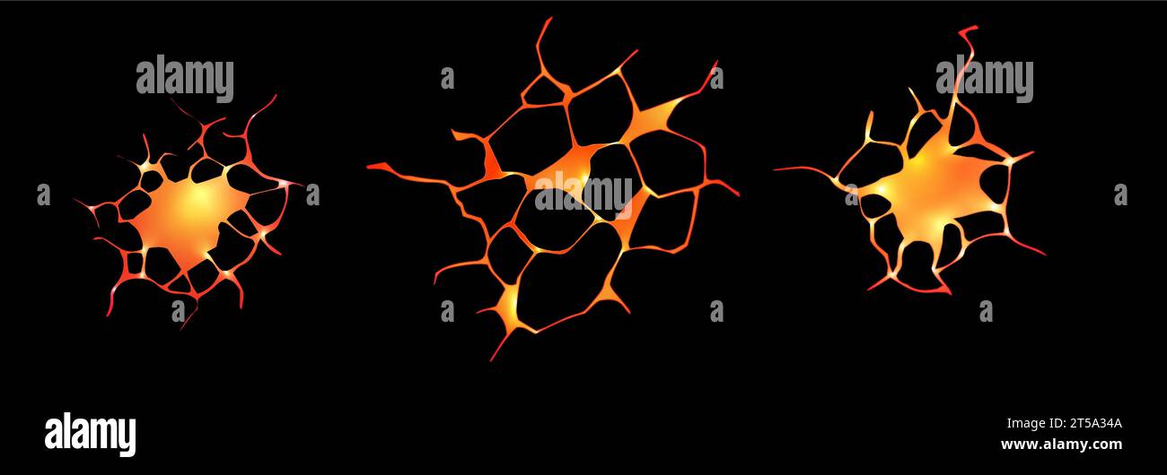 Lava crack. Earthquake and ground cracks, hole effect, craquelure and ...