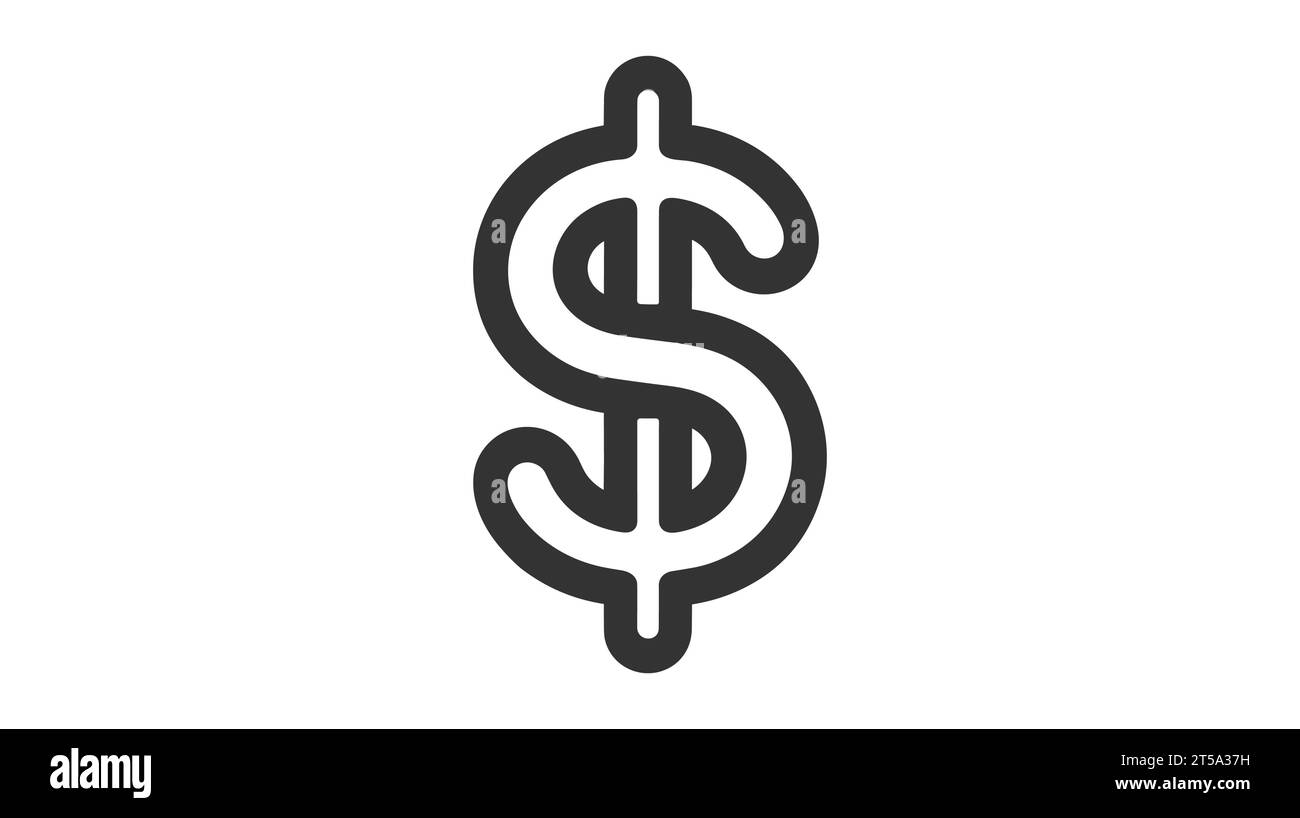 Vector money sign. Coin. Money. Isolated on white background Stock ...