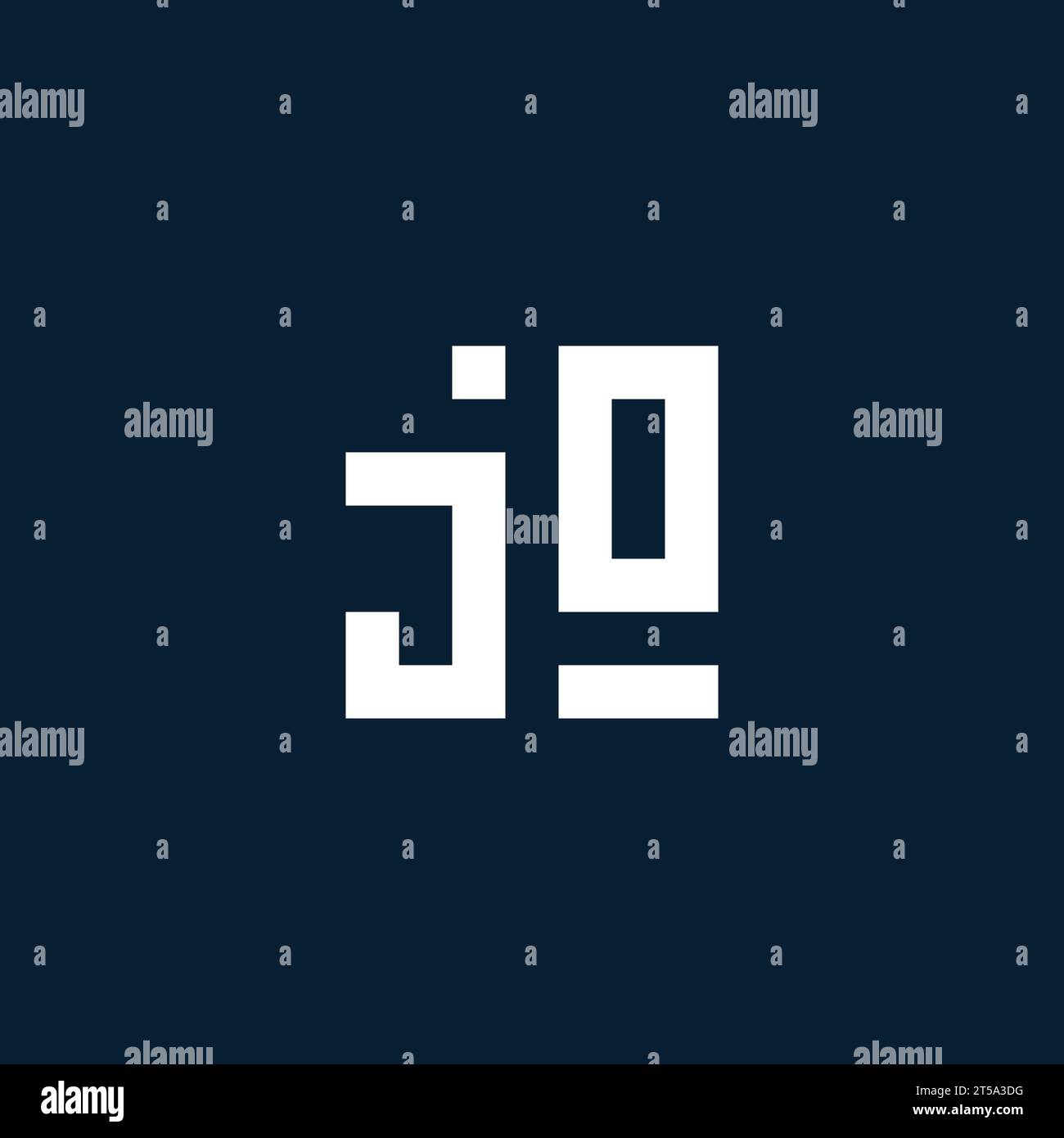 JO initial monogram logo with geometric style design ideas Stock Vector ...